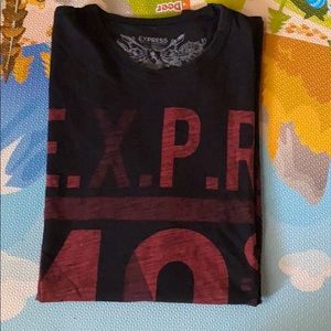 Express | Shirts | Mens Express Black Graphic Tshirt | Poshmark
